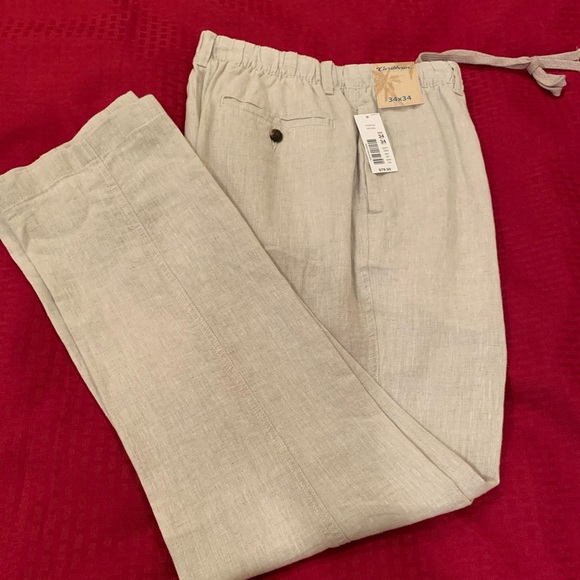 Caribbean | Pants | Natural Linen Caribbean By Roundtree Yorke | Poshmark